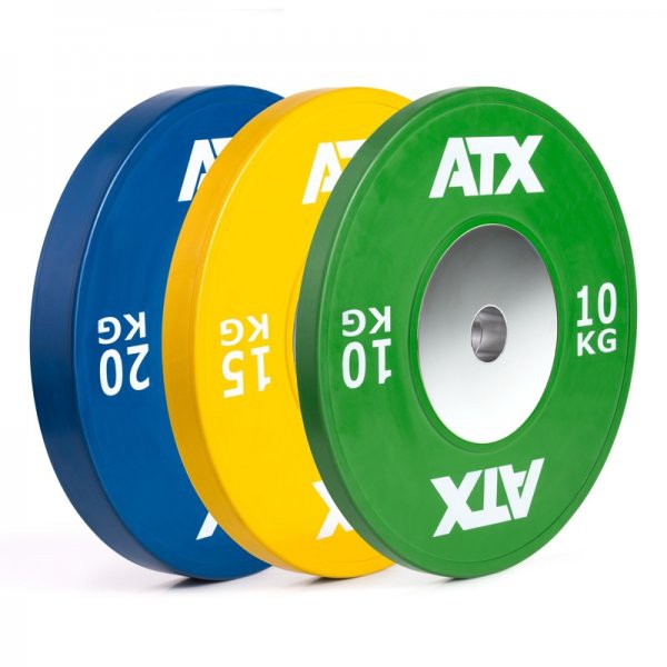 10kg ATX Full Rubber Olympic Bumper Plate 50mm Single 10kg ATX Full Rubber Olympic Bumper Plate 50mm Single